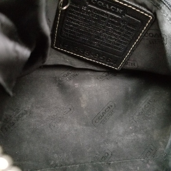 Coach | Bags | B8828 Coach 9564 Black Leather Shoulder Bag | Poshmark